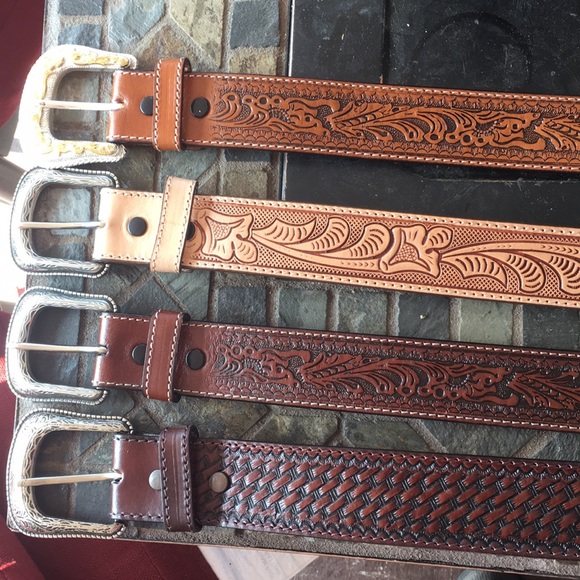 Accessories | Beautiful Western Leather Handcrafted Belt | Poshmark